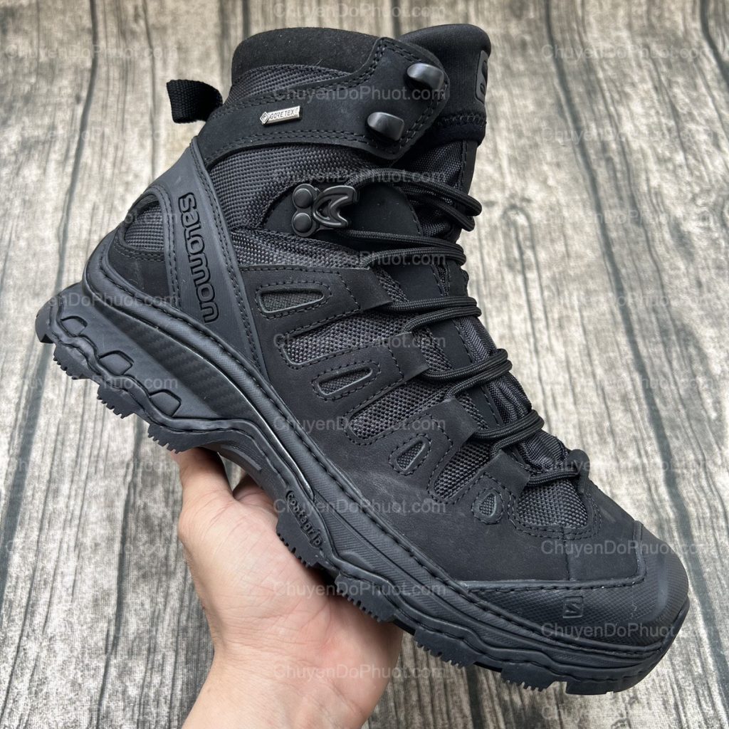 SLM Quest 4D GTX Force 2 Black – VIP Giày Trek Chống Thấm Nước Phượt ...