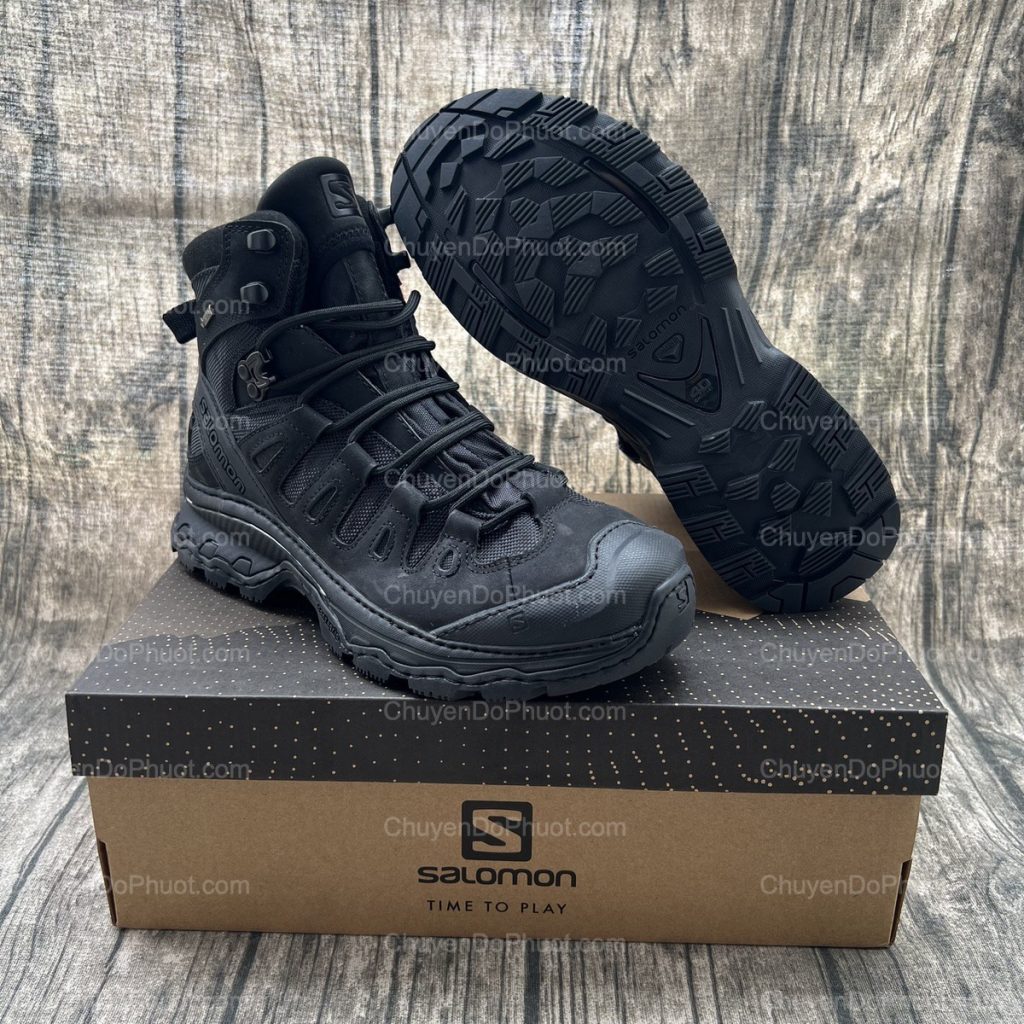 SLM Quest 4D GTX Force 2 Black – VIP Giày Trek Chống Thấm Nước Phượt ...